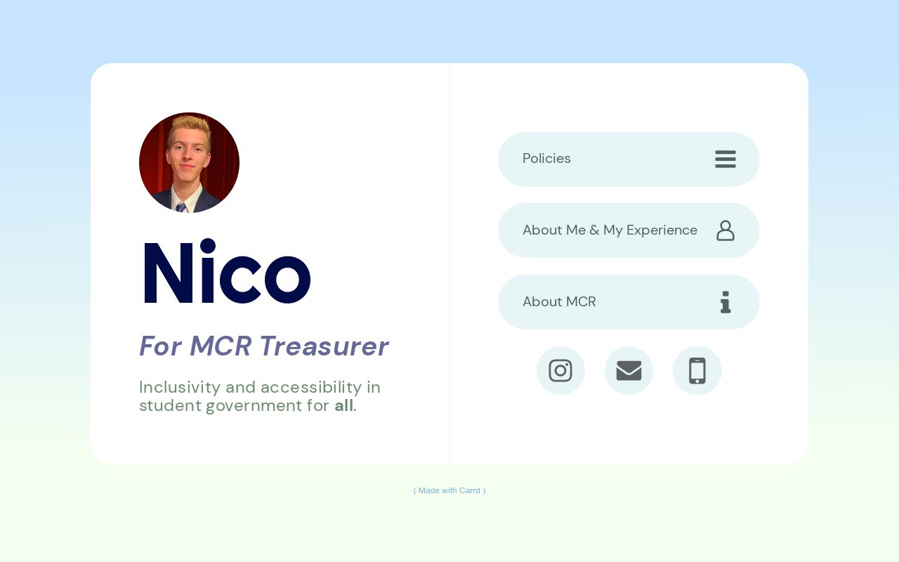 Nico 4 Treasurer